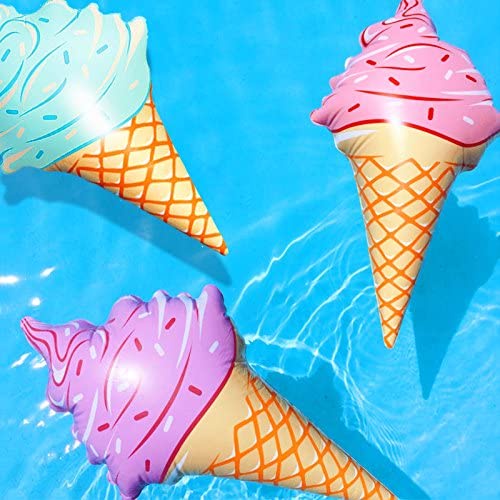 Inflatable Ice Cream Cones 36 Inch Inflatable Pool Toy Floats | Shopee ...