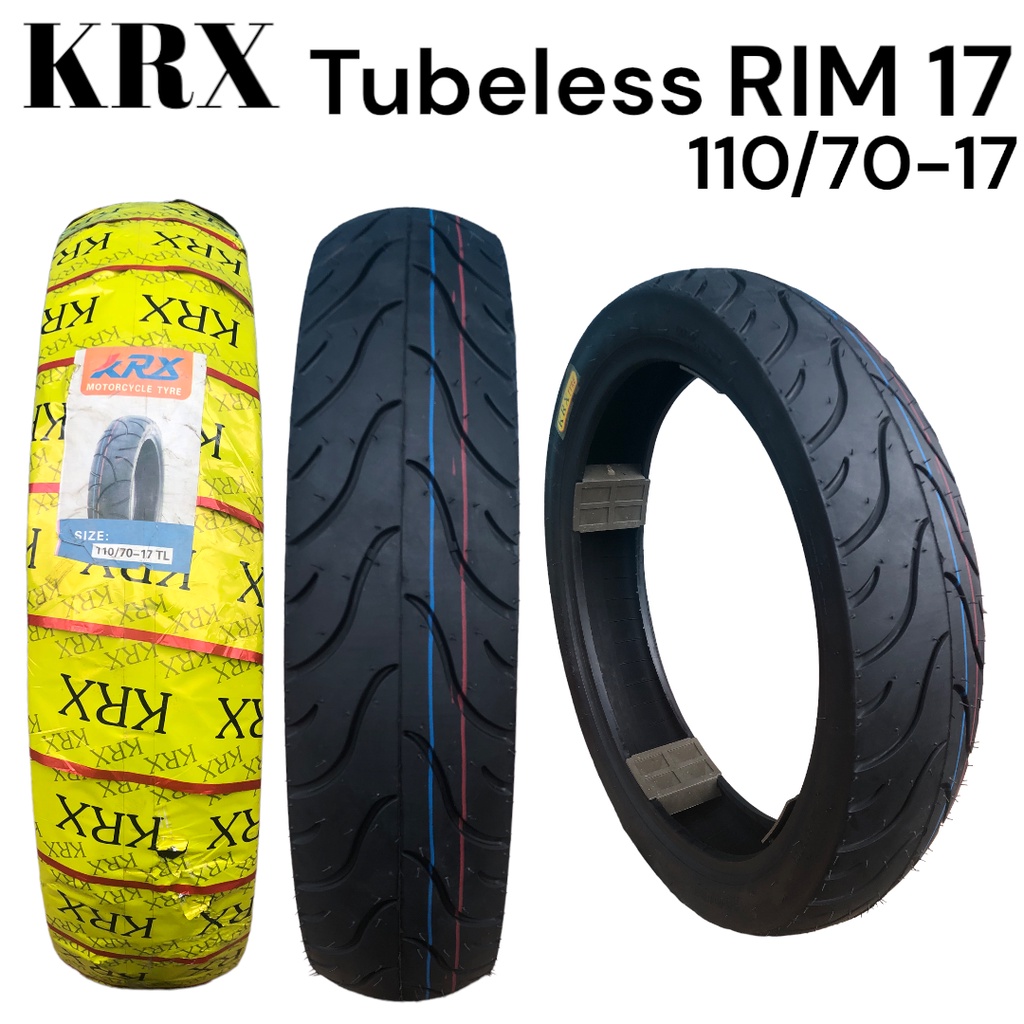 Motorcycle KRX Tubeless Gulong tire interior tube tires TL GET ONE FREE ...