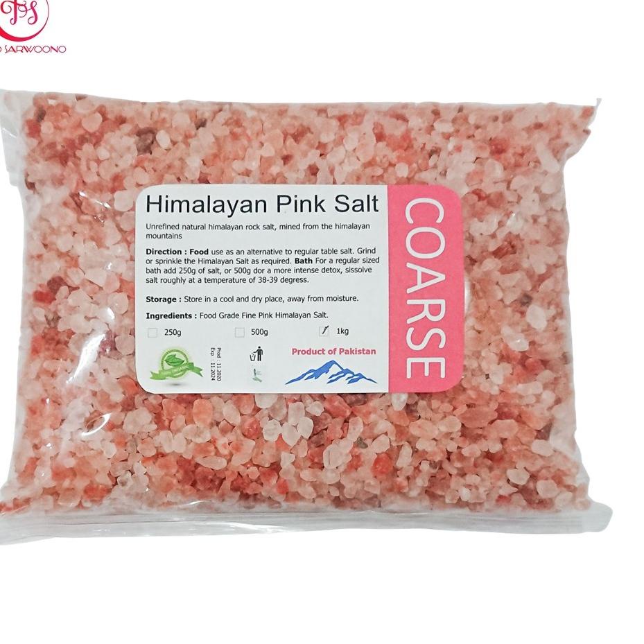 1kg Coarse Himalayan Salt - Coarse Himalayan Pink Salt | Shopee Philippines