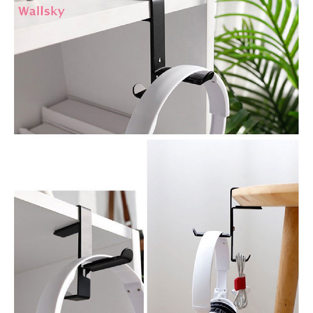 Wallsky> Desk Mount Universal Office Hanger Gaming Headphone Stand ...
