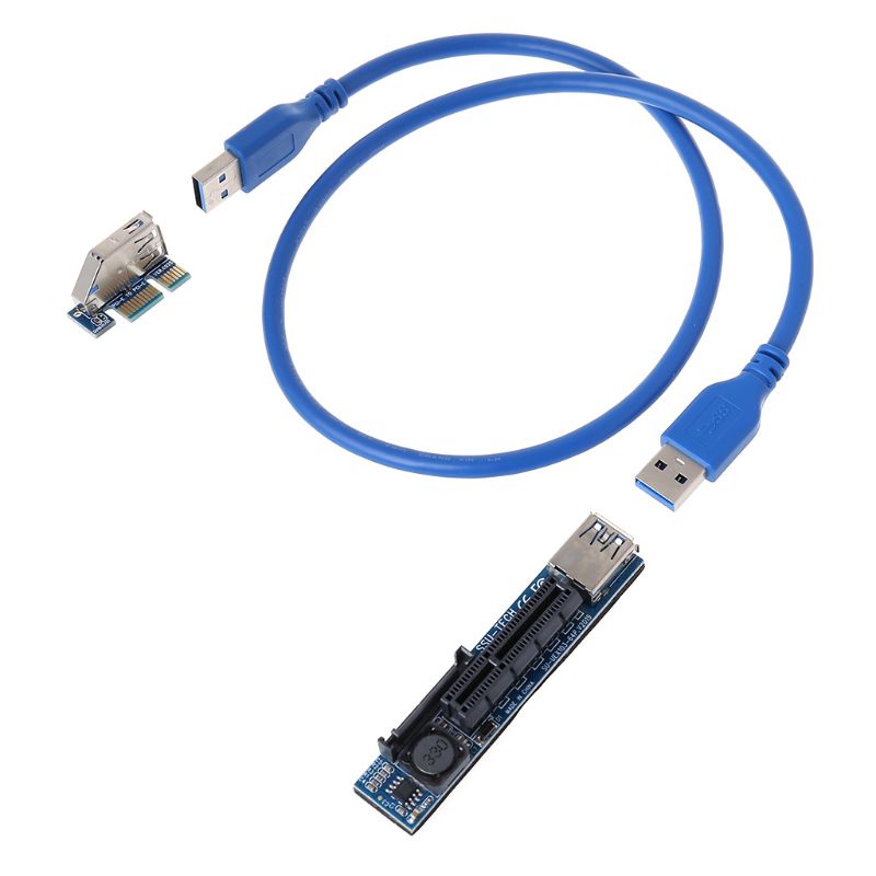 C* Add On Card PCI for Express USB 3 0 Adapter Raiser Extender PCIE ...