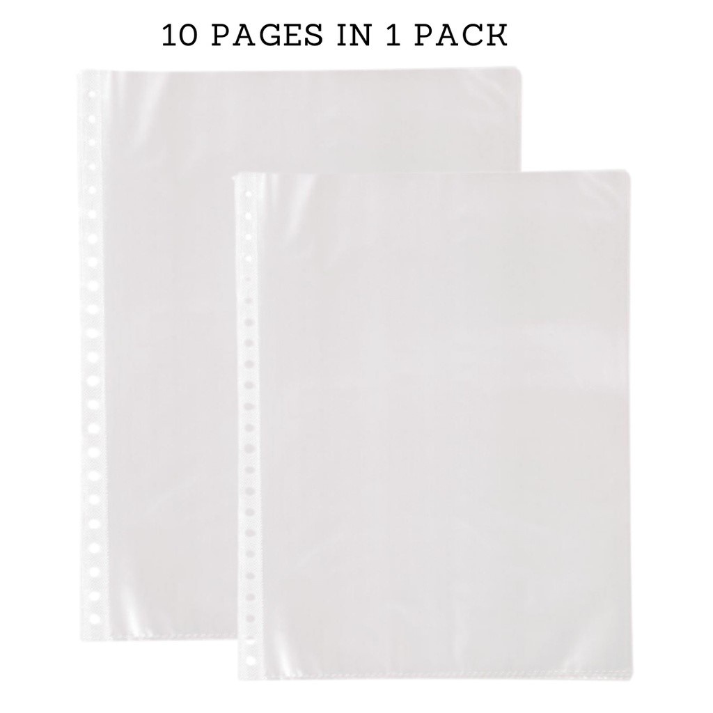 Clear book long Refill 2 / 10 PAGES REFILL | Shopee Philippines