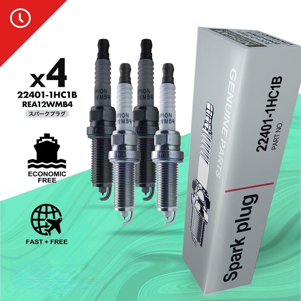 4PCS Spark Plug IRIDIUM 22401-1HC1B for NISSAN ALMERA N17 PATHFINDER ...