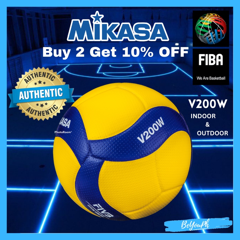 Original MIKASA V200W Official Volleyball Ball Competition Soft Training PU Olympic Game Size 5 ...
