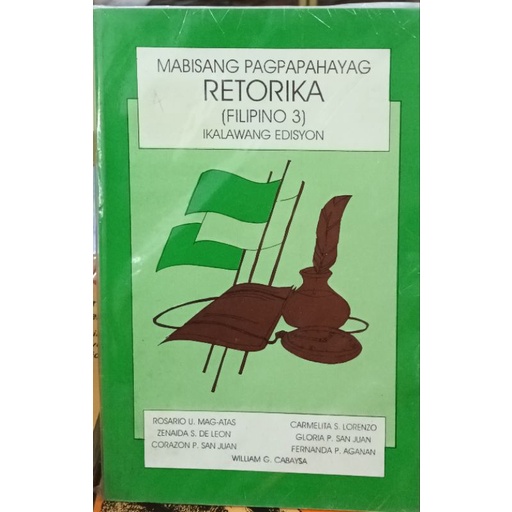MABISANG PAGPAPAHAYAG RETORIKA (FILIPINO 3) BY. MAG-ATAS | Shopee ...