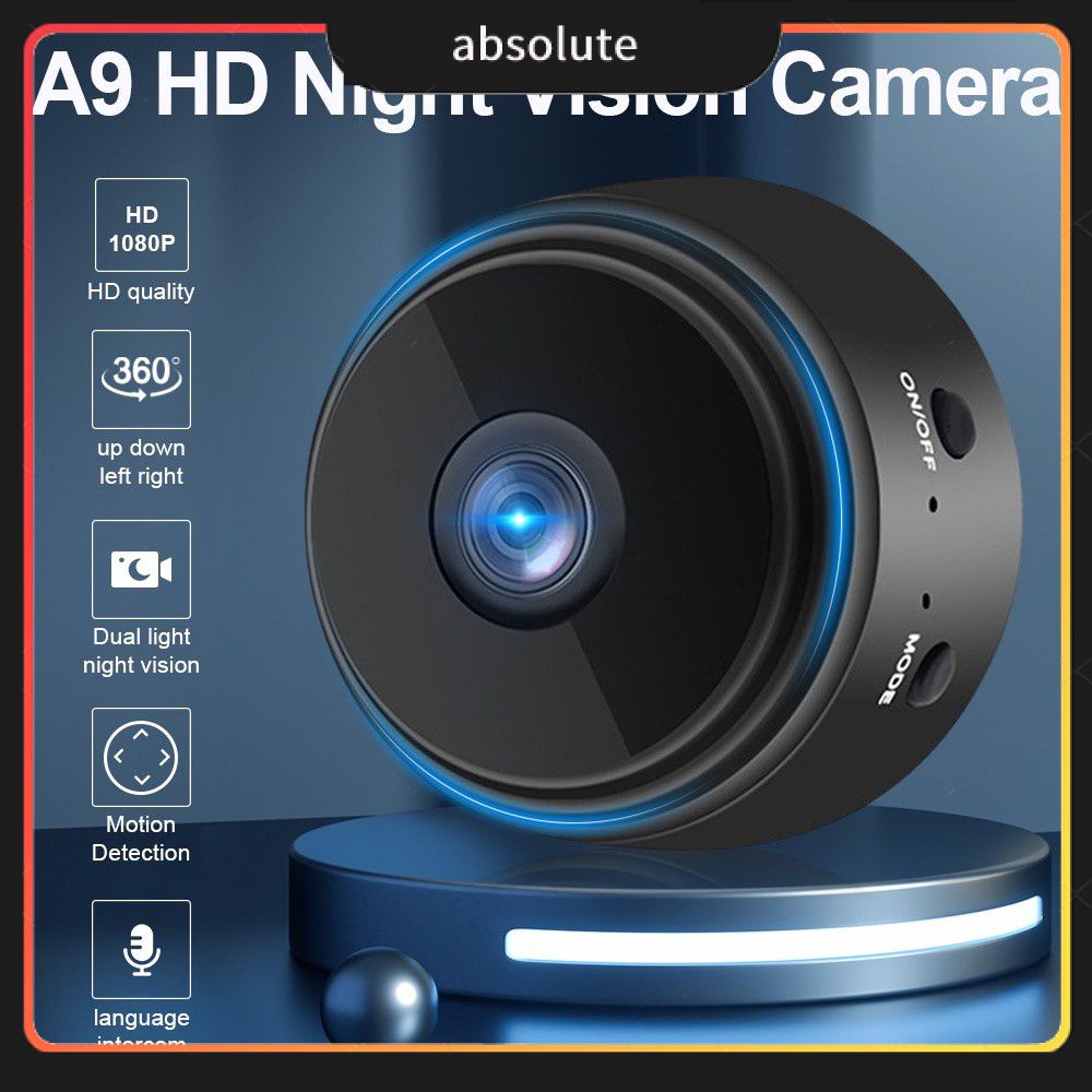 A9 1080p Hd Mini Cameras Small Portable Wireless Tiny Home Security Ip ...