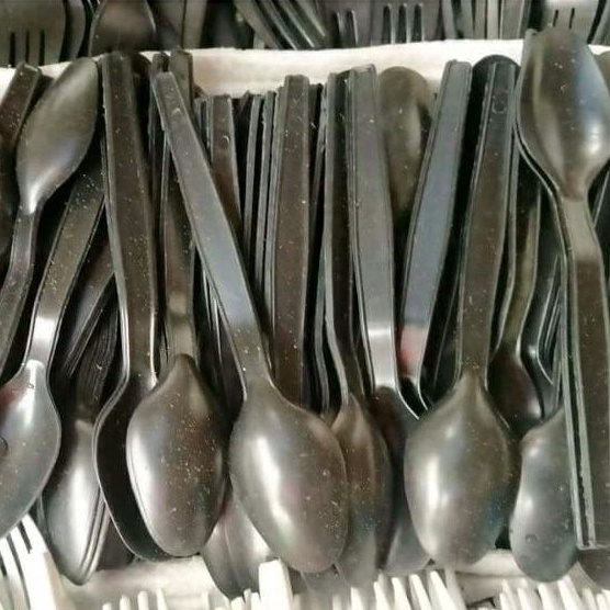 Disposable Spoon/kutsara (Black color) Good Quality (Available 1kilo ...