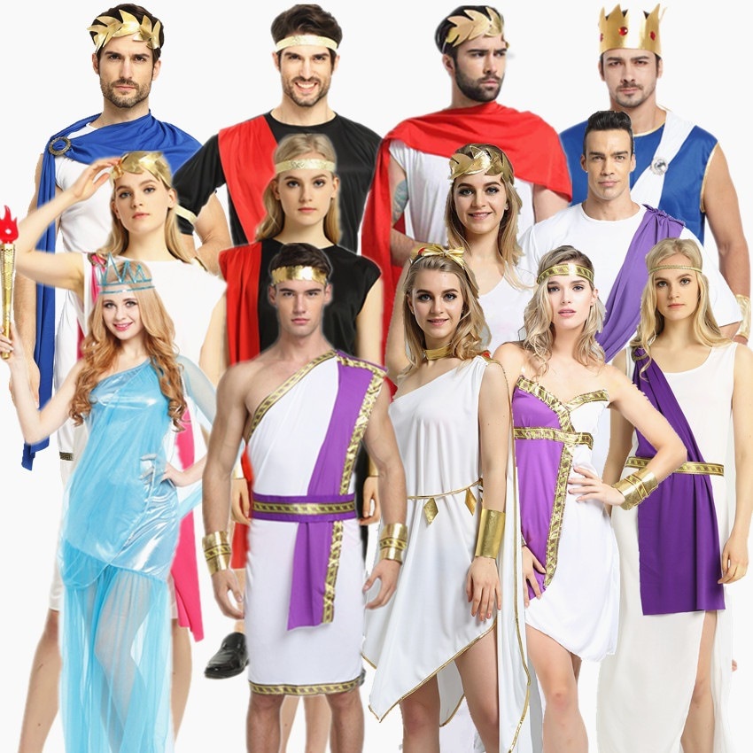 Halloween Egyptian costume Spartan adult Caesar Ancient Roman warrior ...
