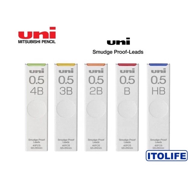 Uni Smudge-Proof Lead 0.5mm- 1 Pack | Shopee Philippines
