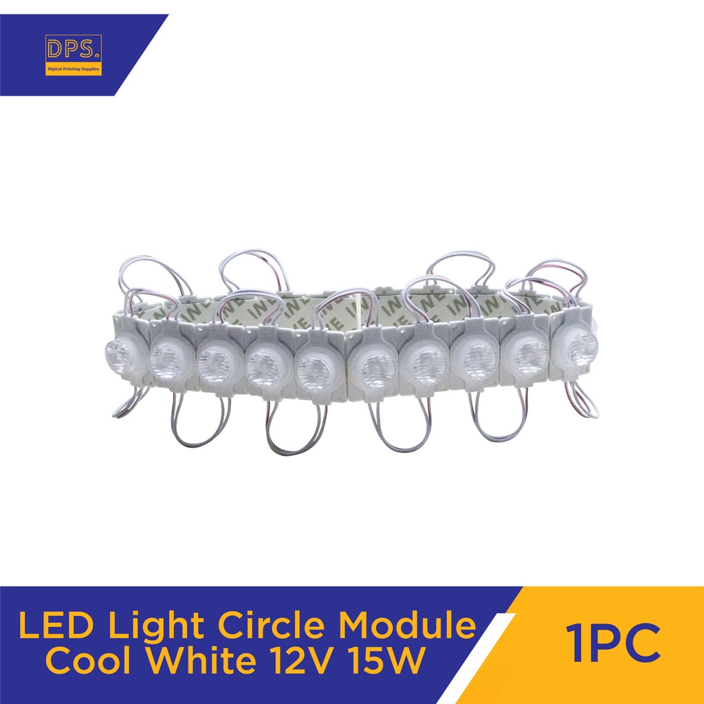 DPS 1pile (20pcs.) HQ LED Light Circle Module Cool White 12Volts ...