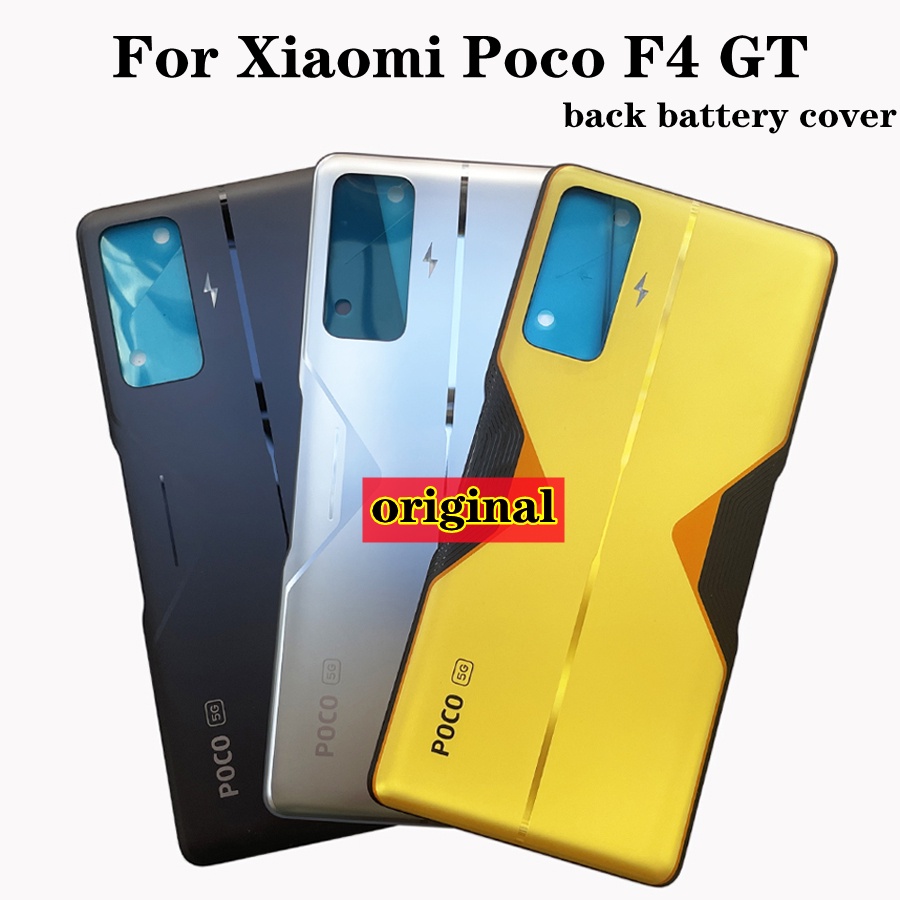 100% Original For Xiaomi Poco F4 GT Glass Battery Cover Back Rear Door ...
