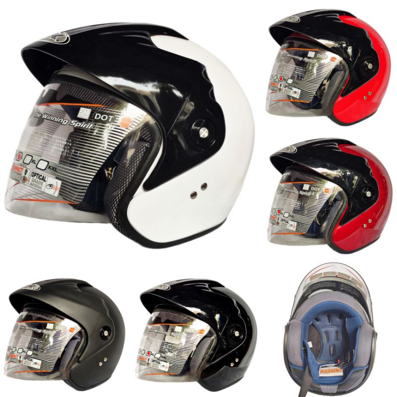 INK CX390 ORIGINAL Classic Batman Solid/Plain Half Face Helmet | Shopee ...