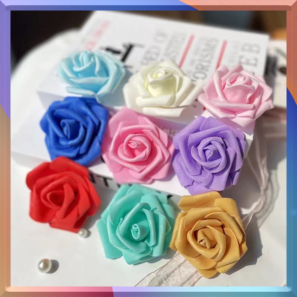 Big Size Foam Rose 10Pcs - Artificial Flowers Foam Roses for Crafts ...
