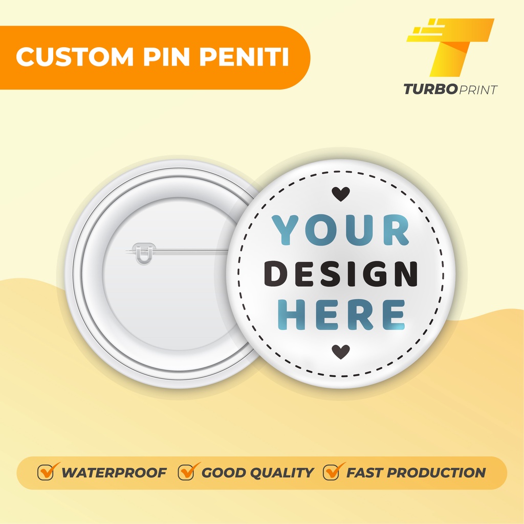 Print Custom Picture Round Pin Pins - Pin Pins | Shopee Philippines
