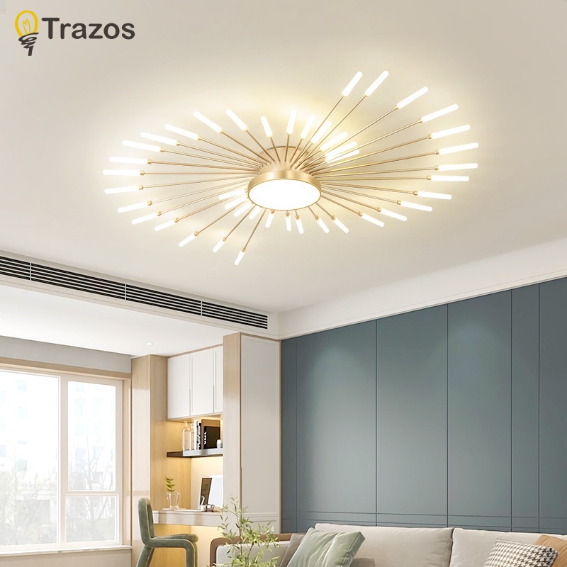 Trazos Fireworks Led Pendant Lights For Living Room Bedroom Home Modern ...