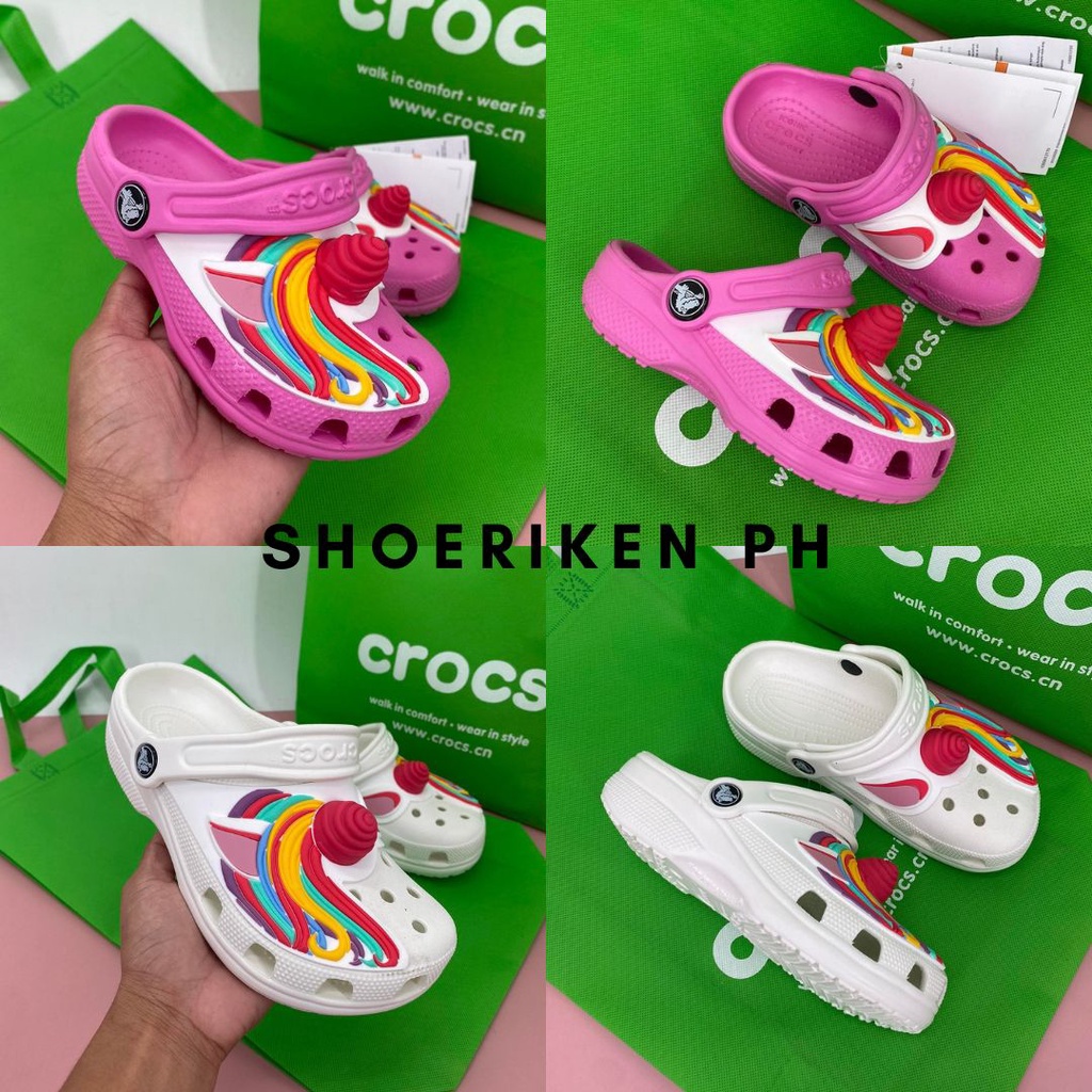 CROCS CLASSIC FUN LAB UNICORN CLOGS FOR KIDS | Shopee Philippines