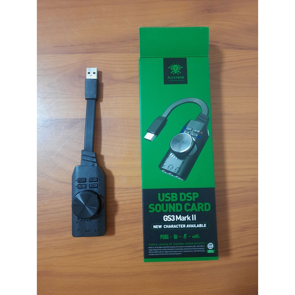 Plextone USB DSP Sound Card GS3 Mark II | Shopee Philippines