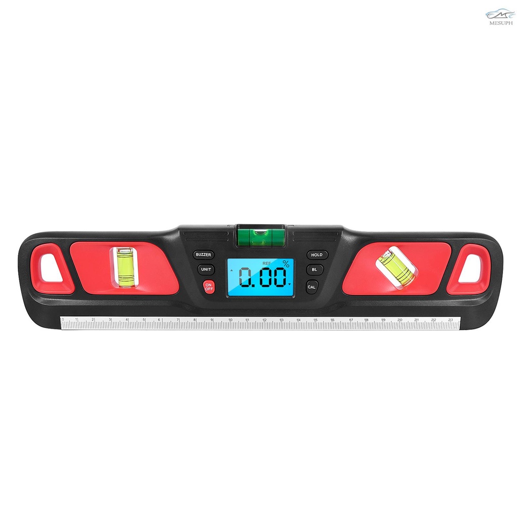 Mesp Digital Torpedo Level Protractor Magnetic 4x90°Measuring Range ...