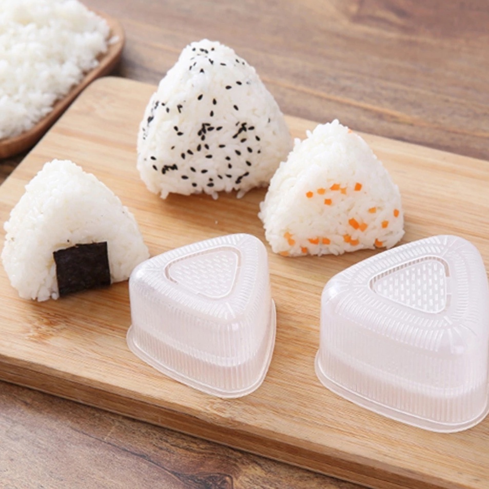 Kitchen Triangle Form Sushi Molds/Food Grade Rice Ball Making Press ...