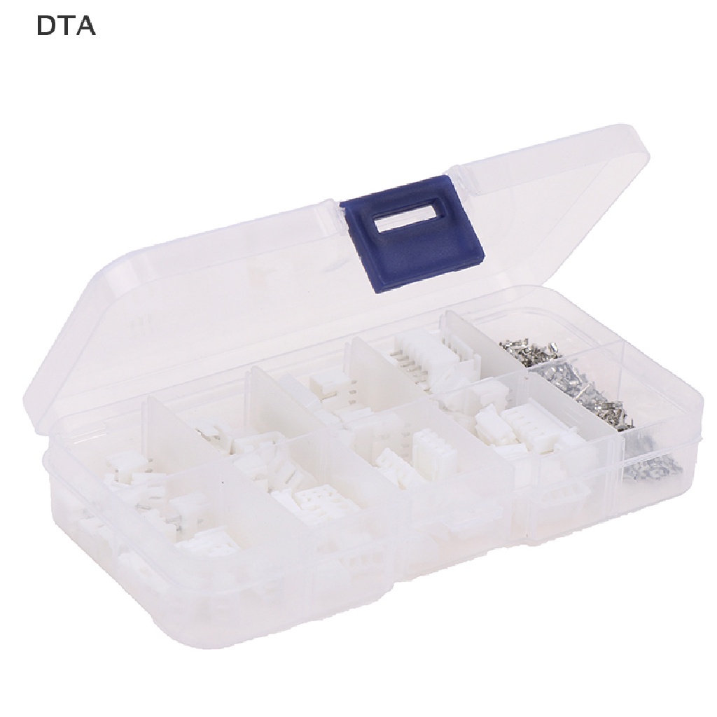 DTA 230pcs/box XH 2.54 2p 3p 4p 5pin 2.54mm Pitch Terminal Kit JST ...