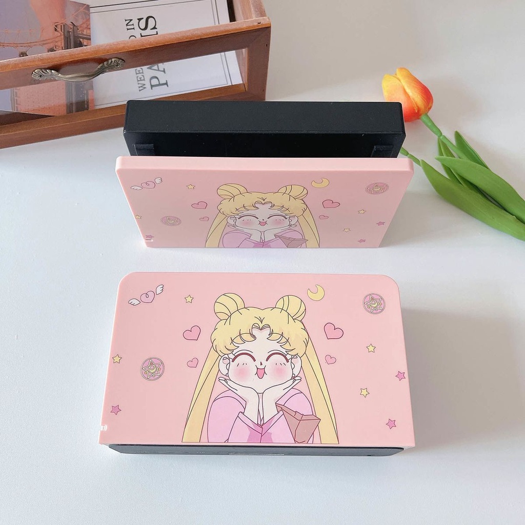 Cute Sailor Moon Nintendo Switch TV Dock Stand Cover Case Hard PC Case ...