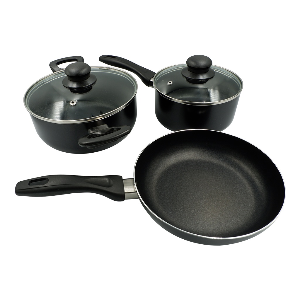 Metro Cookwares Non-stick Cookware Set MS NSCW 7554 | Shopee Philippines
