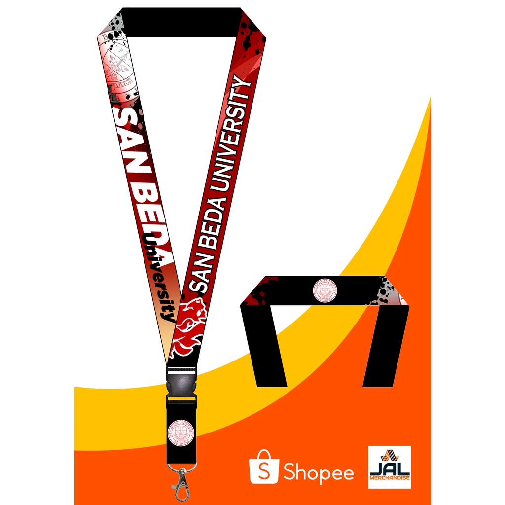 SAN BEDA UNIVERSITY ID Lace design/ ID lanyard/ ID sling | Shopee ...