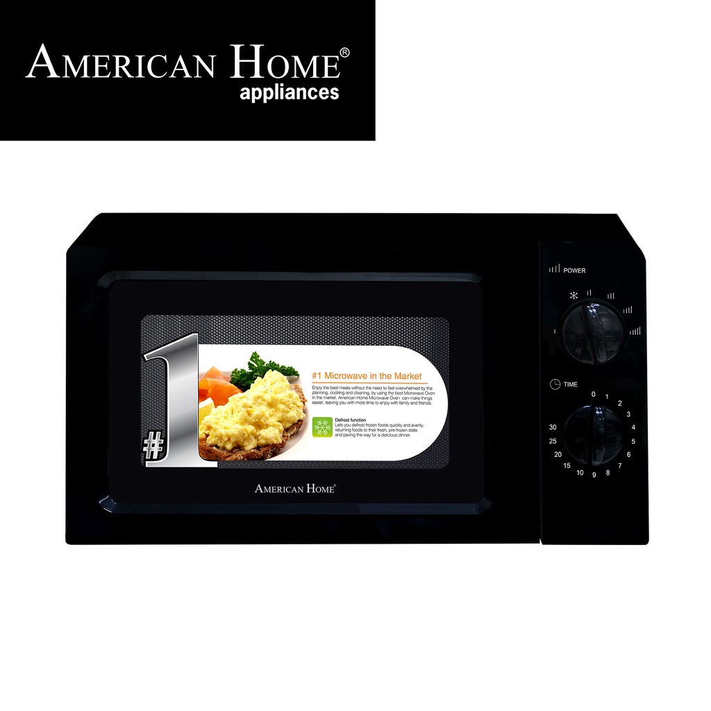 American Home AMW-ST1920B 20Liters Microwave Black | Shopee Philippines