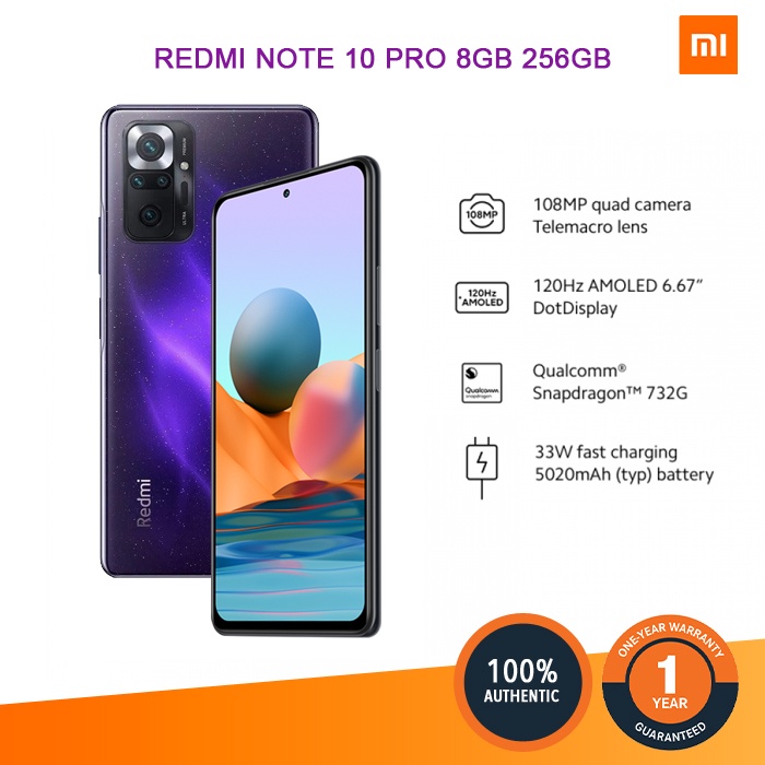 Xiaomi Redmi Note 10 PRO 8GB + 256GB Global Version | Shopee Philippines