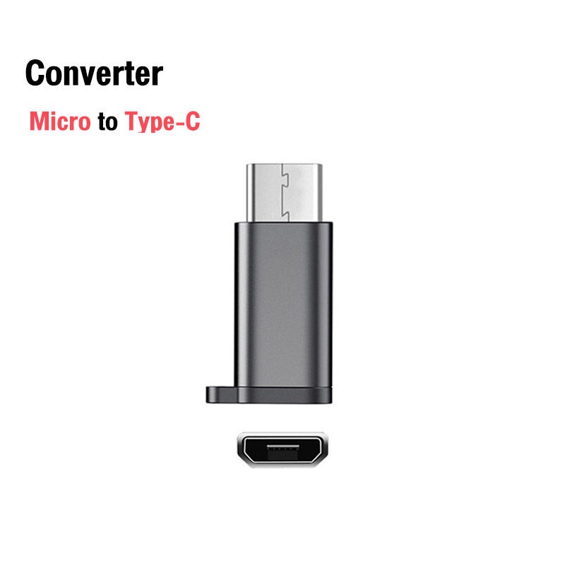 Android Switch to Type-C IOS Micro USB Adapter USB C Conversion Head ...