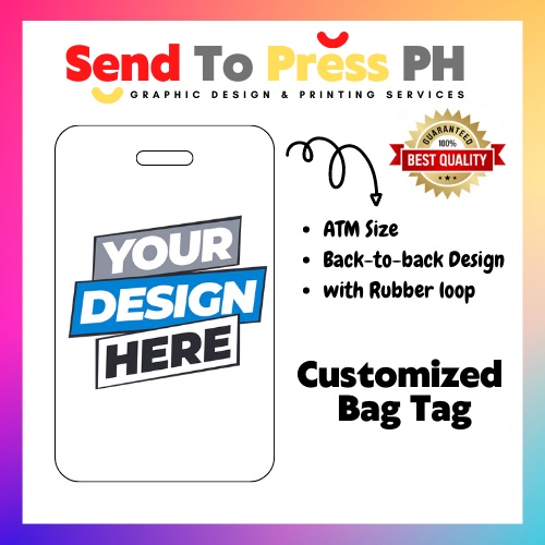 Customized Bag Tag (Made of PVC) | Shopee Philippines