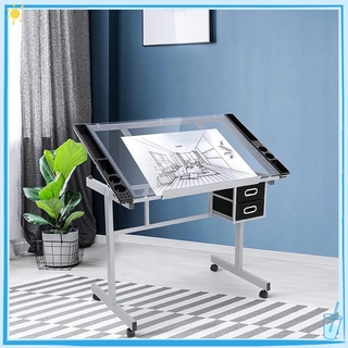 Drawing table drafting table drafting table drafting glass table with ...
