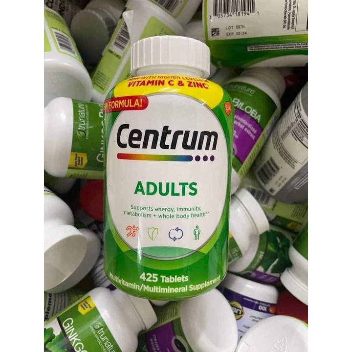 Centrum Adults Multivitamin for Men and Women bottle of 425 tablets ...