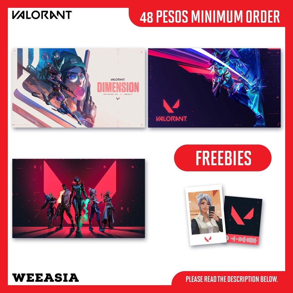 VALORANT AGENTS Posters HD Print Merch with FREEBIES | WEEASIA | Shopee ...