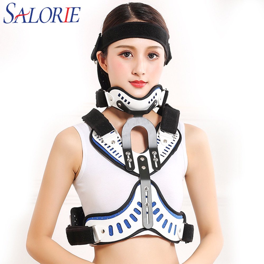 Adjustable Cervicale Corrector Support Collar SpineThoracic Orthosis ...