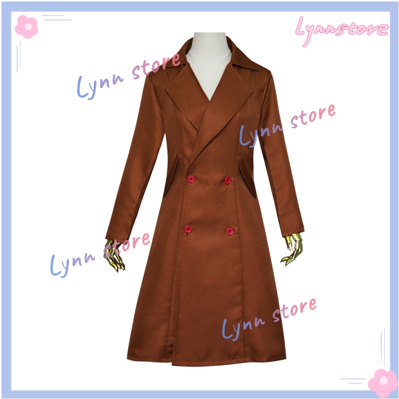 Megan Cosplay Costume+Wig M3GAN AI Doll Robots Megan Cosplay Overcoat ...