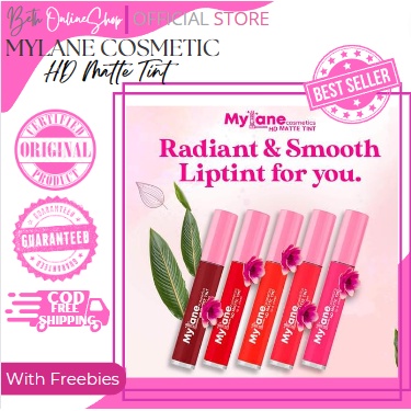 Mylane Cosmetic BUY 1 TAKE 1 Hd Matte Lip Tint Cheeks and Lips | Shopee ...