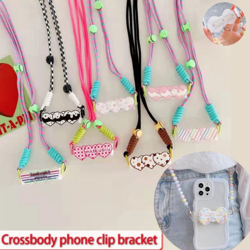 Love Mobile Phone Back Clip Lanyard Slant Straddle Color Back Clip ...