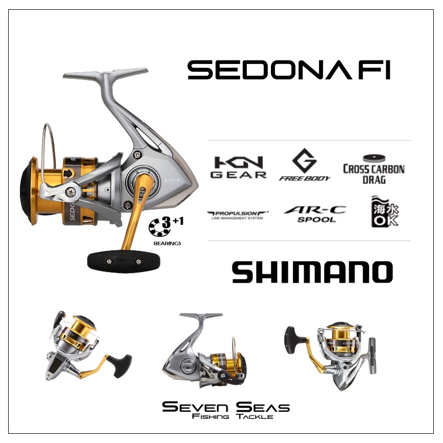 Shimano Sedona FI 500 1000 2000 2500 C3000 4000 C5000 6000 8000 ...