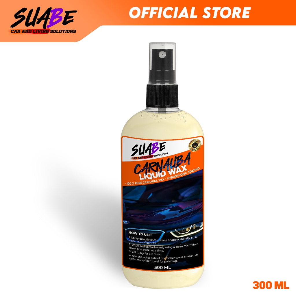 Suabe Premium Carnauba Liquid Wax with Pure Carnauba Wax 300ml | Shopee ...