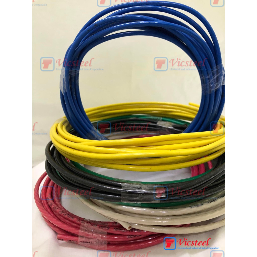 Philflex THHN Wire Cut Size tingi per meter 2.0 mm2 TN14X stranded ...