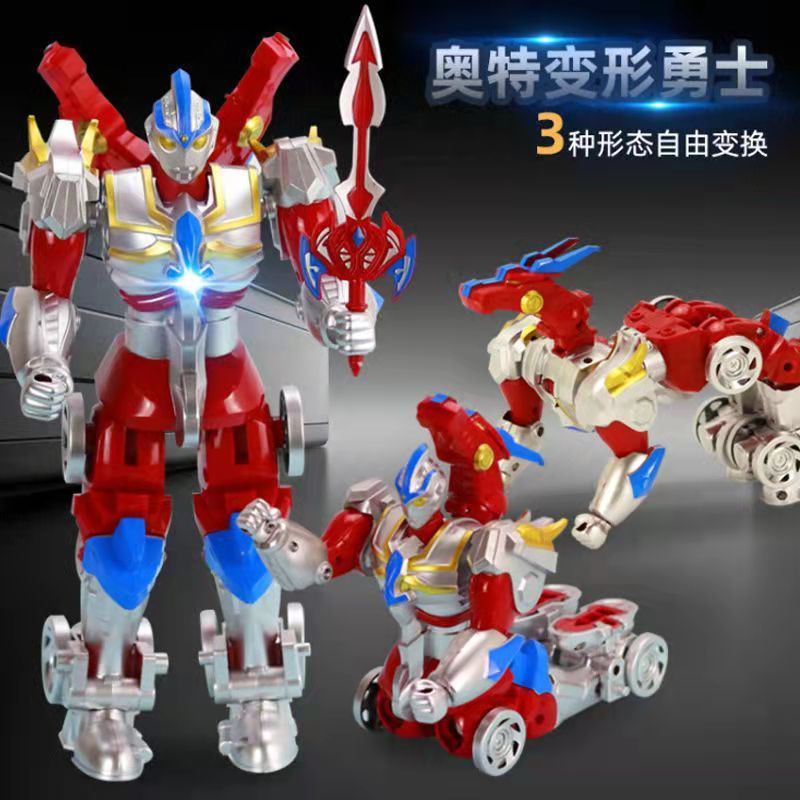 COD [Delivery in 48 hours] Altman Toys Children s Transforming Robot 3 ...