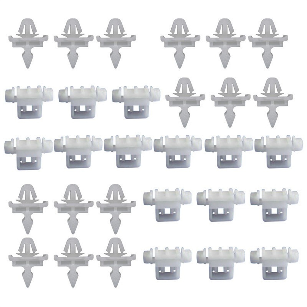 30PCS Car Side Door Moulding Trim Clips For Mercedes W190 W201 W124 ...