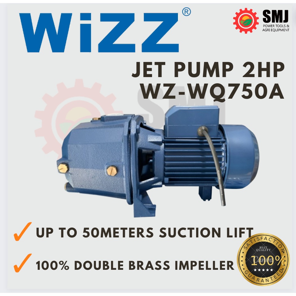 Wizz Jet Water Pump 1HP 1.5HP Shallow Self Priming 2HP Convertible | Shopee Philippines