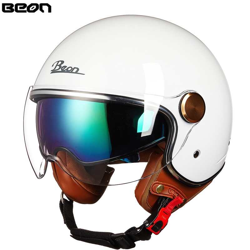 BEON Retro Motorcycle Helmet | Shopee Philippines