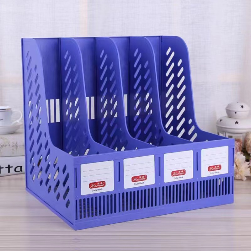 four-column file data storage rack/Office supplies file box / triple ...