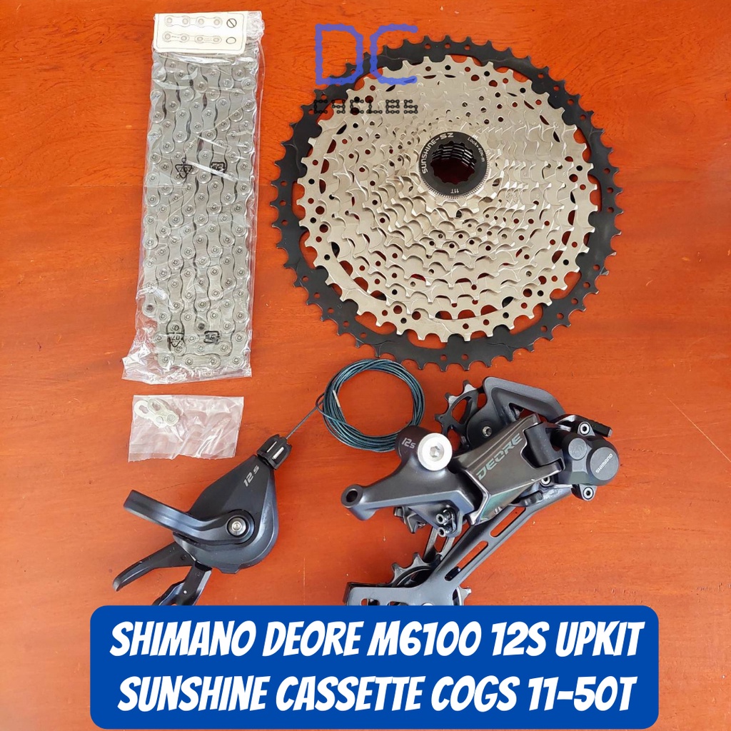 Shimano Deore 12 speed upkit (Sunshine cassette cogs) | Shopee Philippines