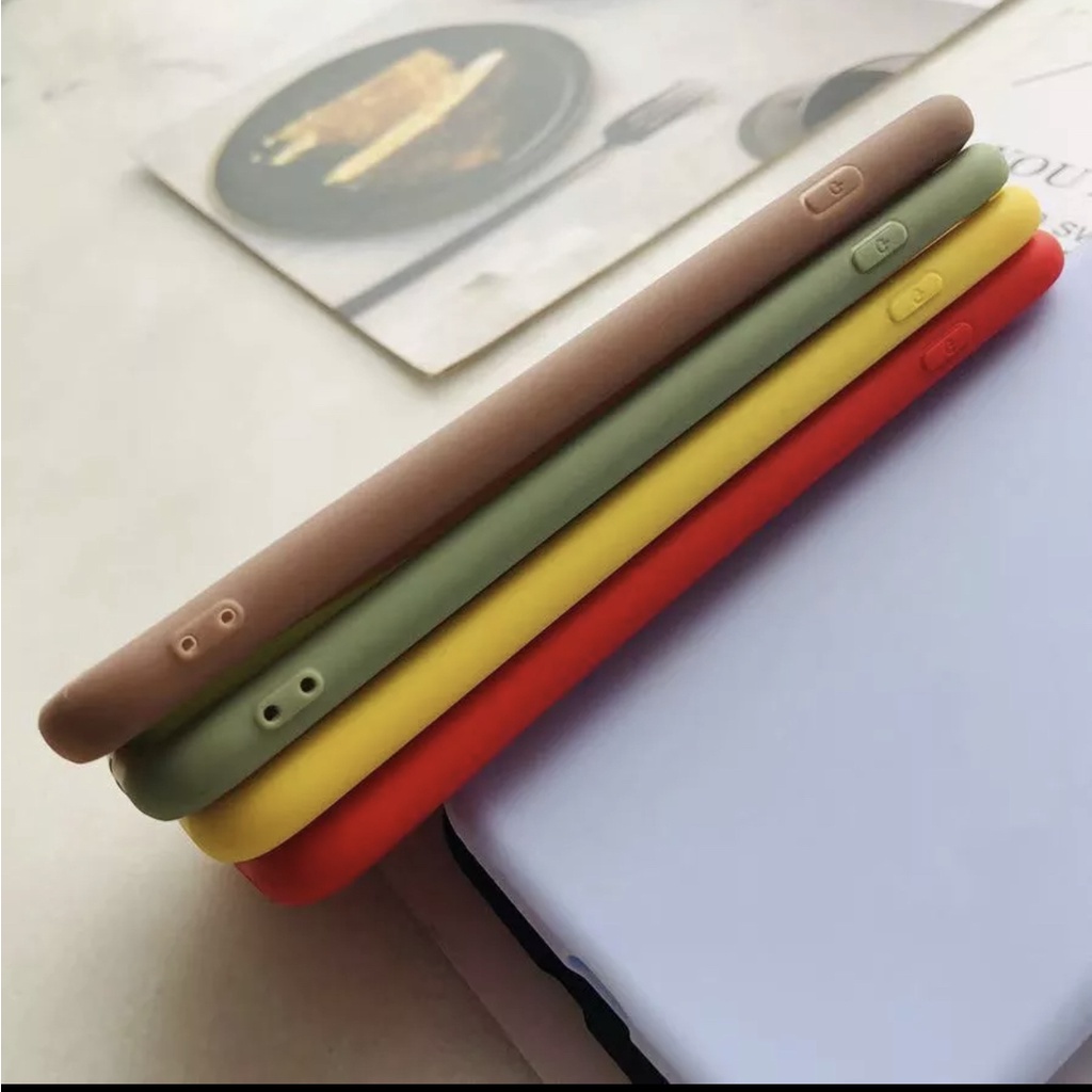TECHNO SPARK 8C/SPARK 6 Go Candy Color Silicon Slim Matte Soft Case ...