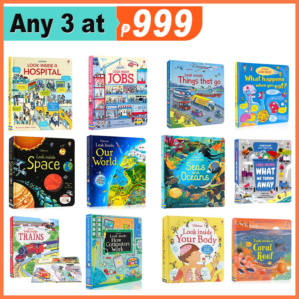 3D Usborne Look Inside our World space Jobs Things that go English ...