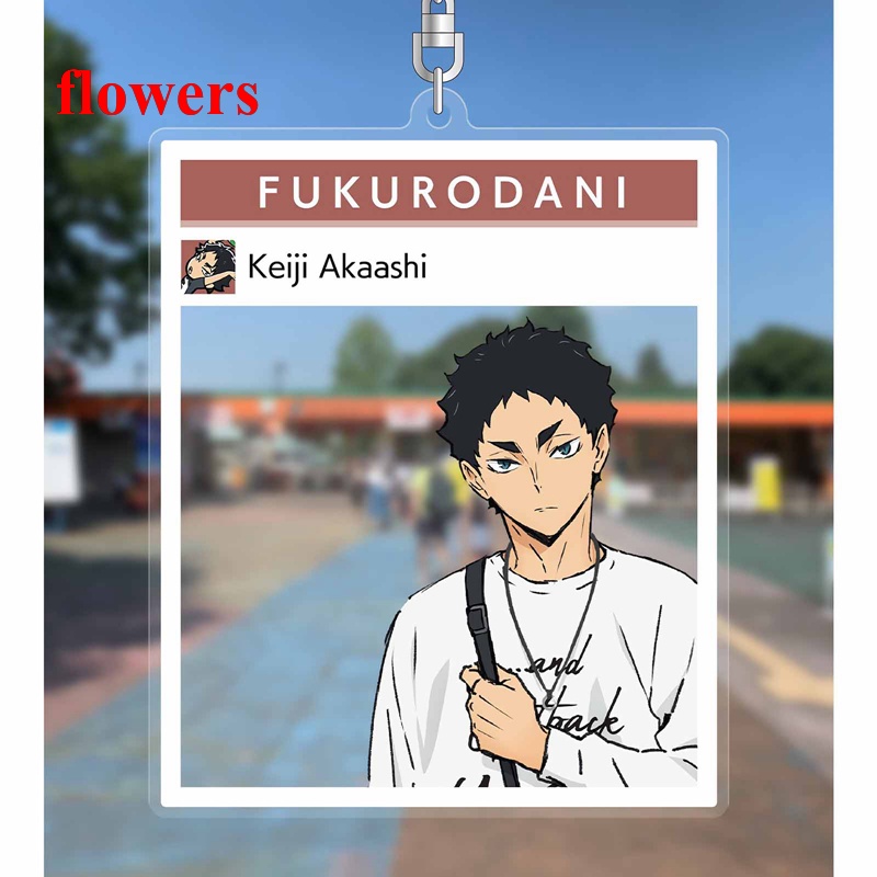 Flowers Haikyuu Anime Keychain - Ganci Anime - Keychain - Hinata ...